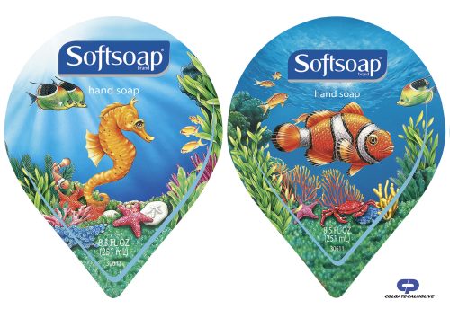 Colgate Softsoap Fish Seahorse – Lori Anzalone Illustration
